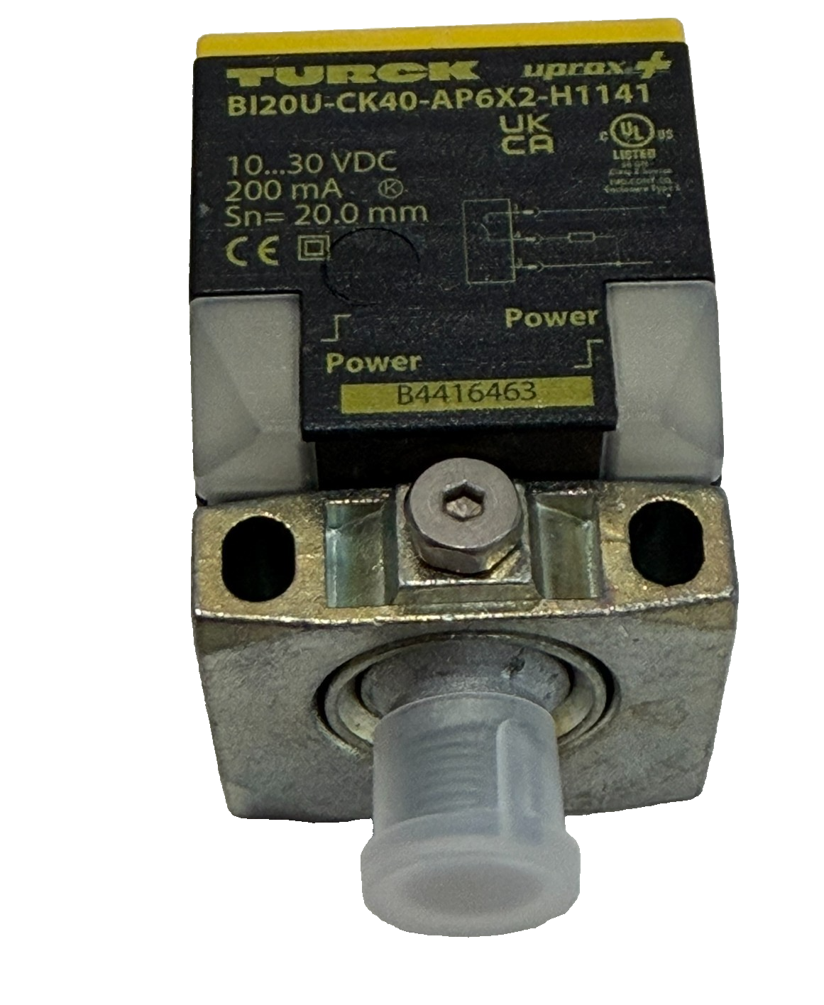 NEW TURCK BI20U-CK40-AP6X2-H1141 INDUCTIVE PROXIMITY SENSOR 10-30VDC ...