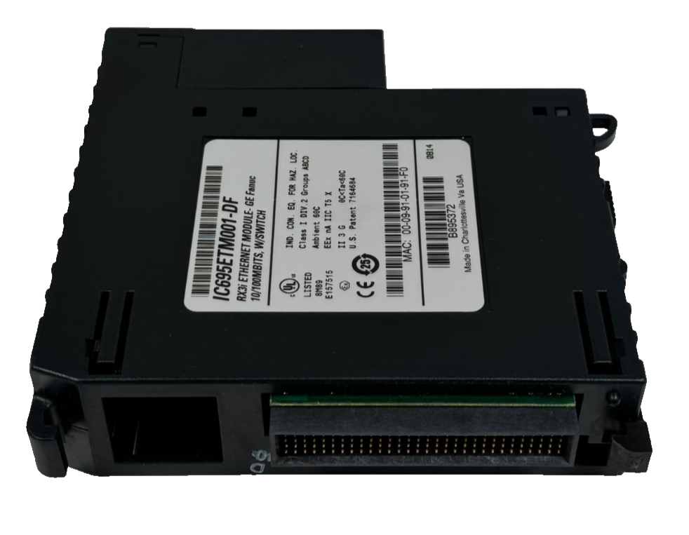 USED GE FANUC IC695ETM001-DF RX3i ETHERNET MODULE IC695ETM001 - SB ...