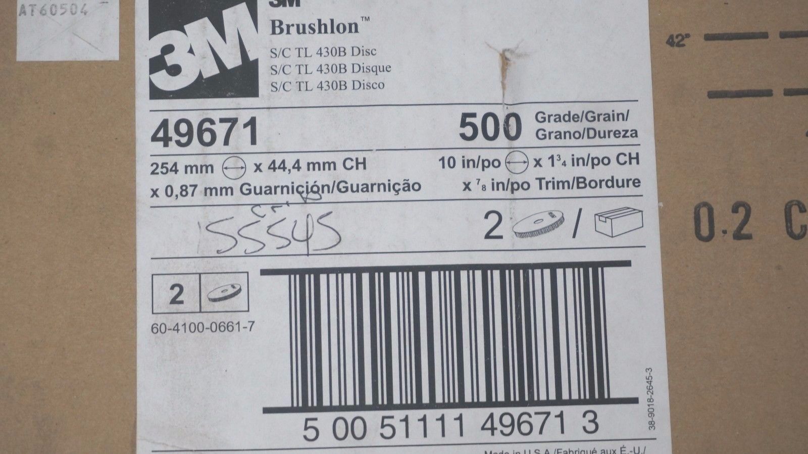 NEW 3M BRUSHLON 49671 S/C TL 430B DISC - SB Industrial Supply, Inc.