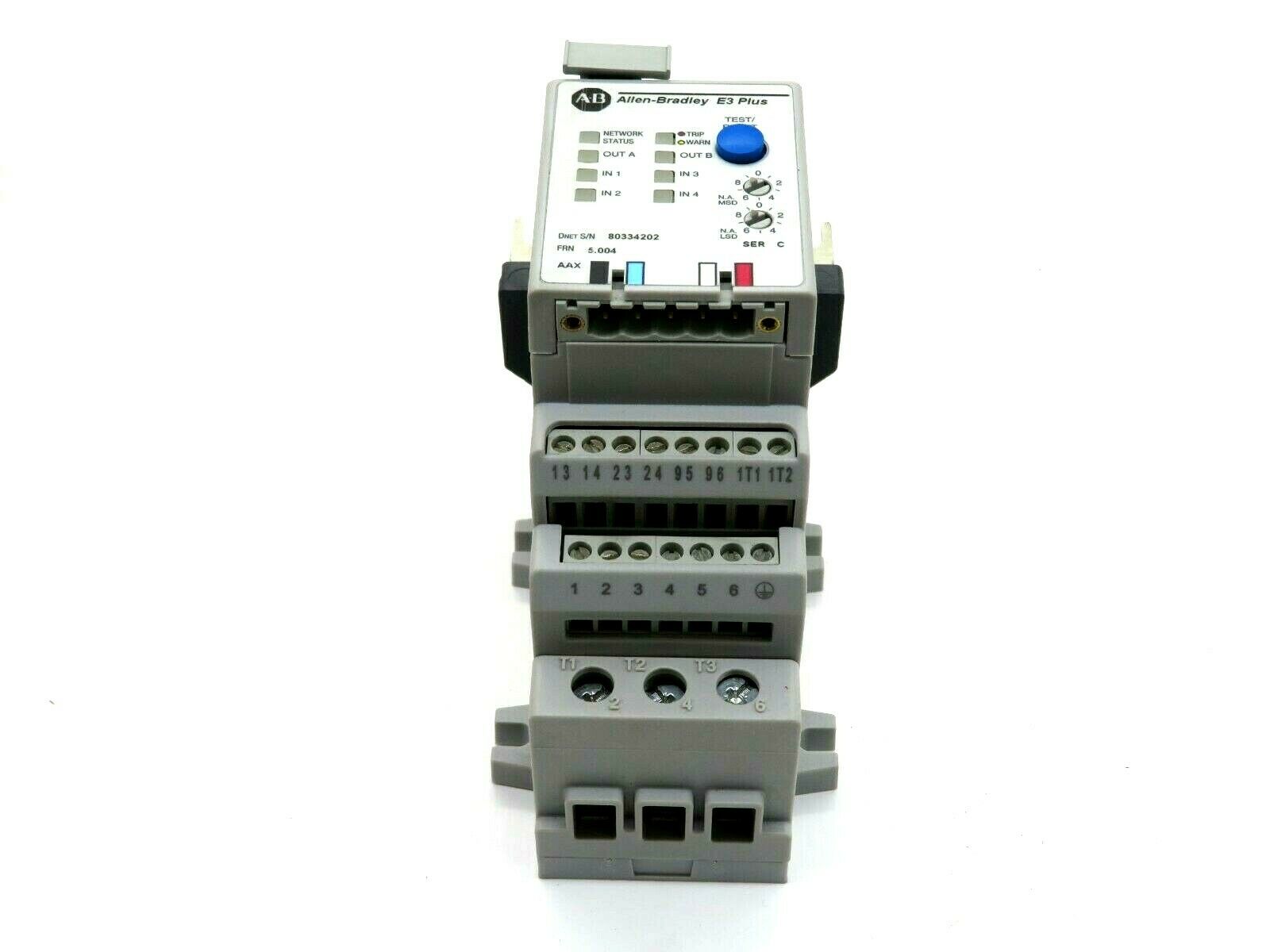 NEW ALLEN BRADLEY 592-EC2AC OVERLOAD RELAY E3 SERIES C PLUS 592EC2AC ...