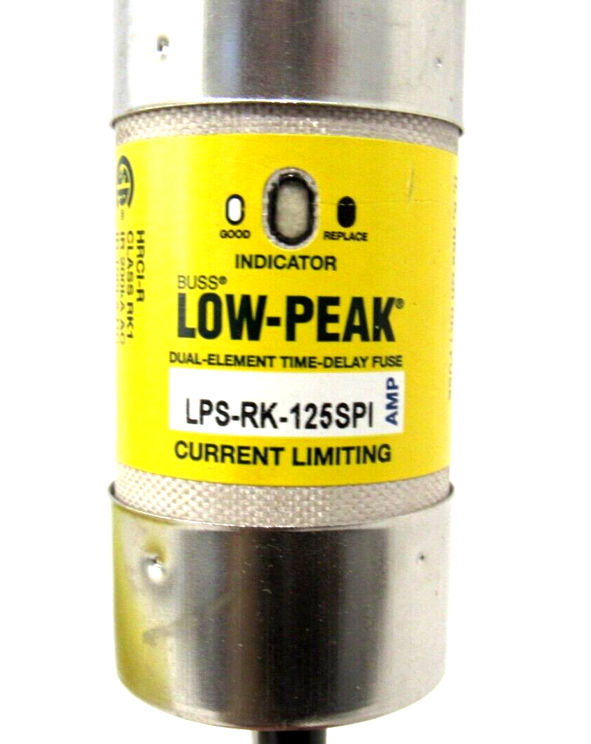 NEW BUSSMANN LPS-RK-125SPI FUSE LPSRK125SPI - SB Industrial Supply, Inc.