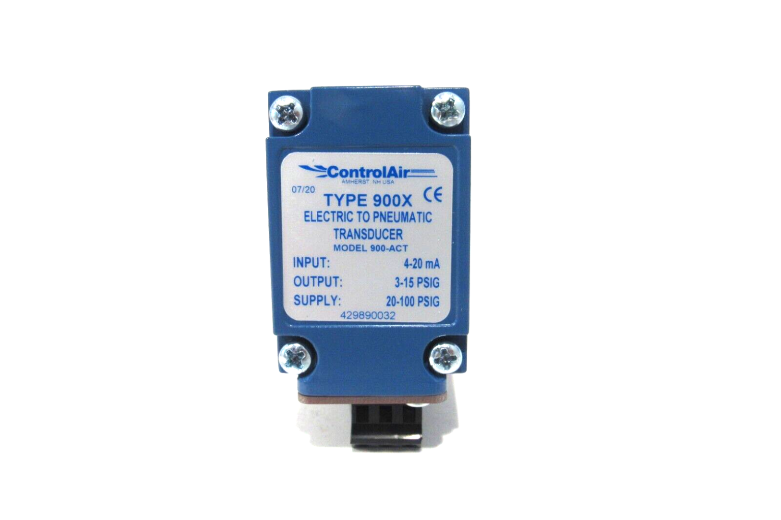 NEW CONTROLAIR INC 900-ACT PRESSURE TRANSDUCER 900ACT - SB Industrial Supply, Inc.