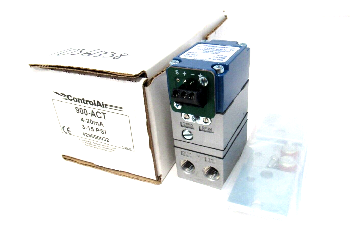 NEW CONTROLAIR INC 900-ACT PRESSURE TRANSDUCER 900ACT - SB Industrial Supply, Inc.