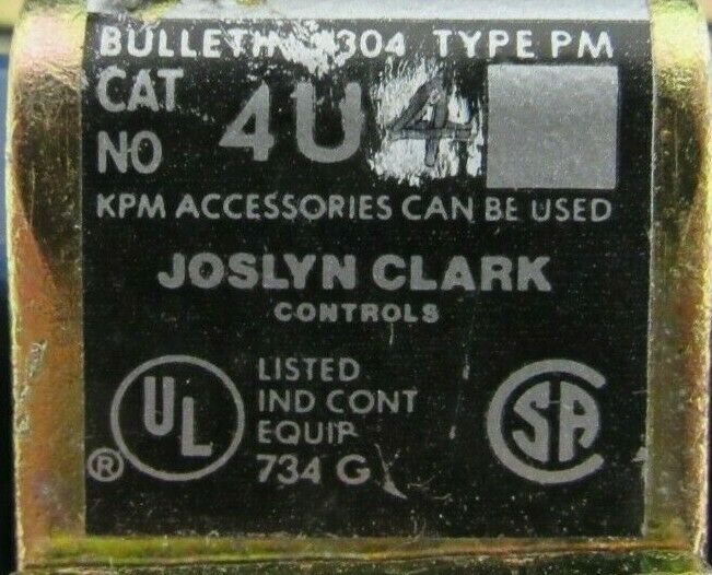 NEW JOSLYN CLARK 4U4-240 CONTROL RELAY 4U240 - SB Industrial Supply, Inc.