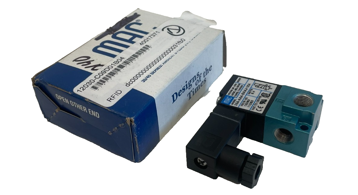 NEW MAC 35A-AAA-DAAJ-1KA SOLENOID VALVE 35AAAADAAJ1KA - SB Industrial ...