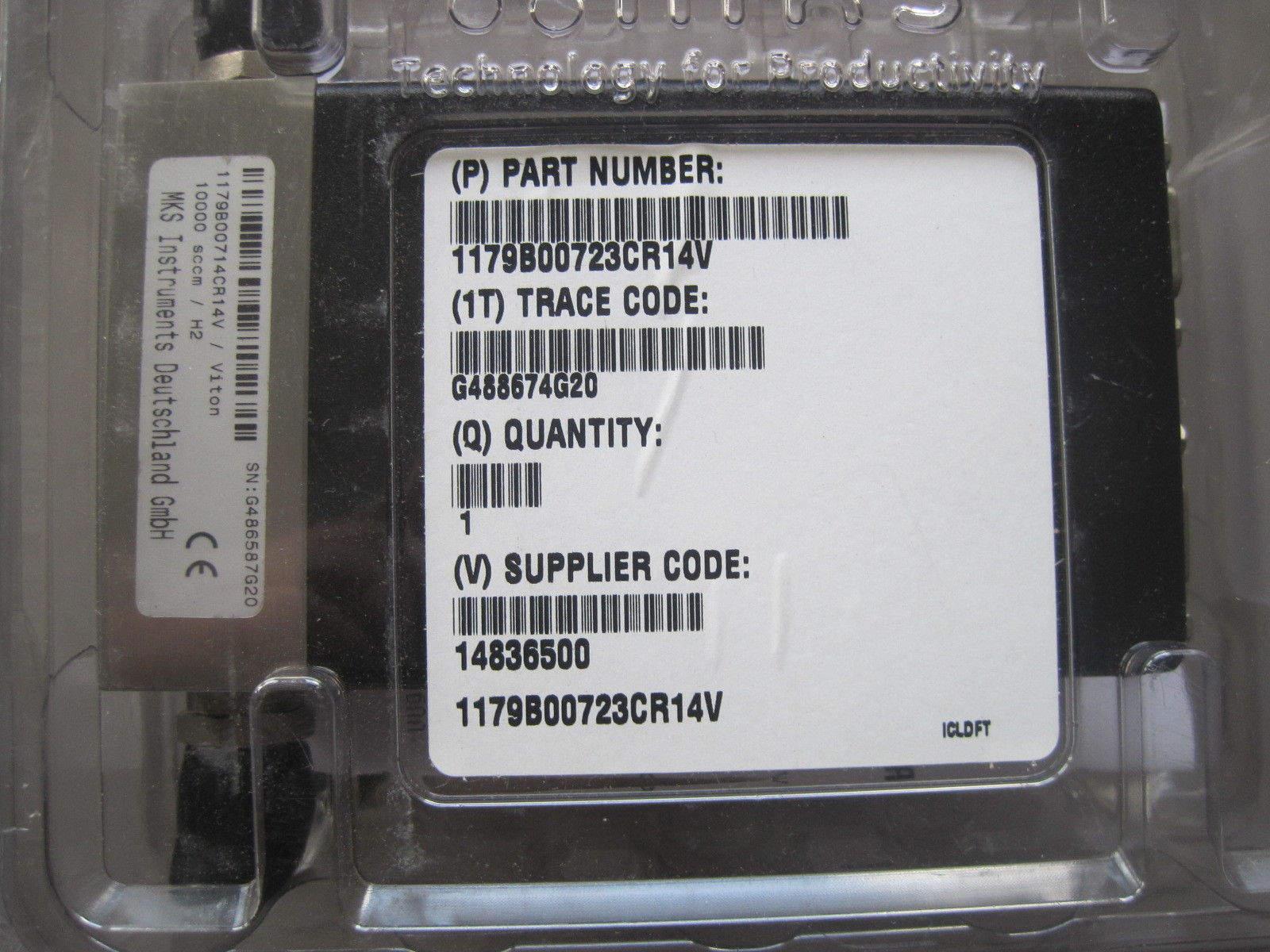 NEW MKS 1179B00723CR14V MASS FLOW CONTROLLER - SB Industrial Supply, Inc.