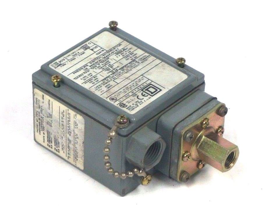NEW SQUARE D 9012-GAW-6 PRESSURE SWITCH SER. C, 9012GAW6 - SB ...