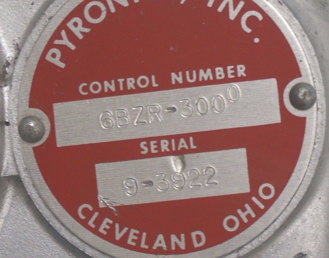 PYRONICS INC. 6BZR-3000 BALANCED REGULATOR 6BZR3000 - SB Industrial ...