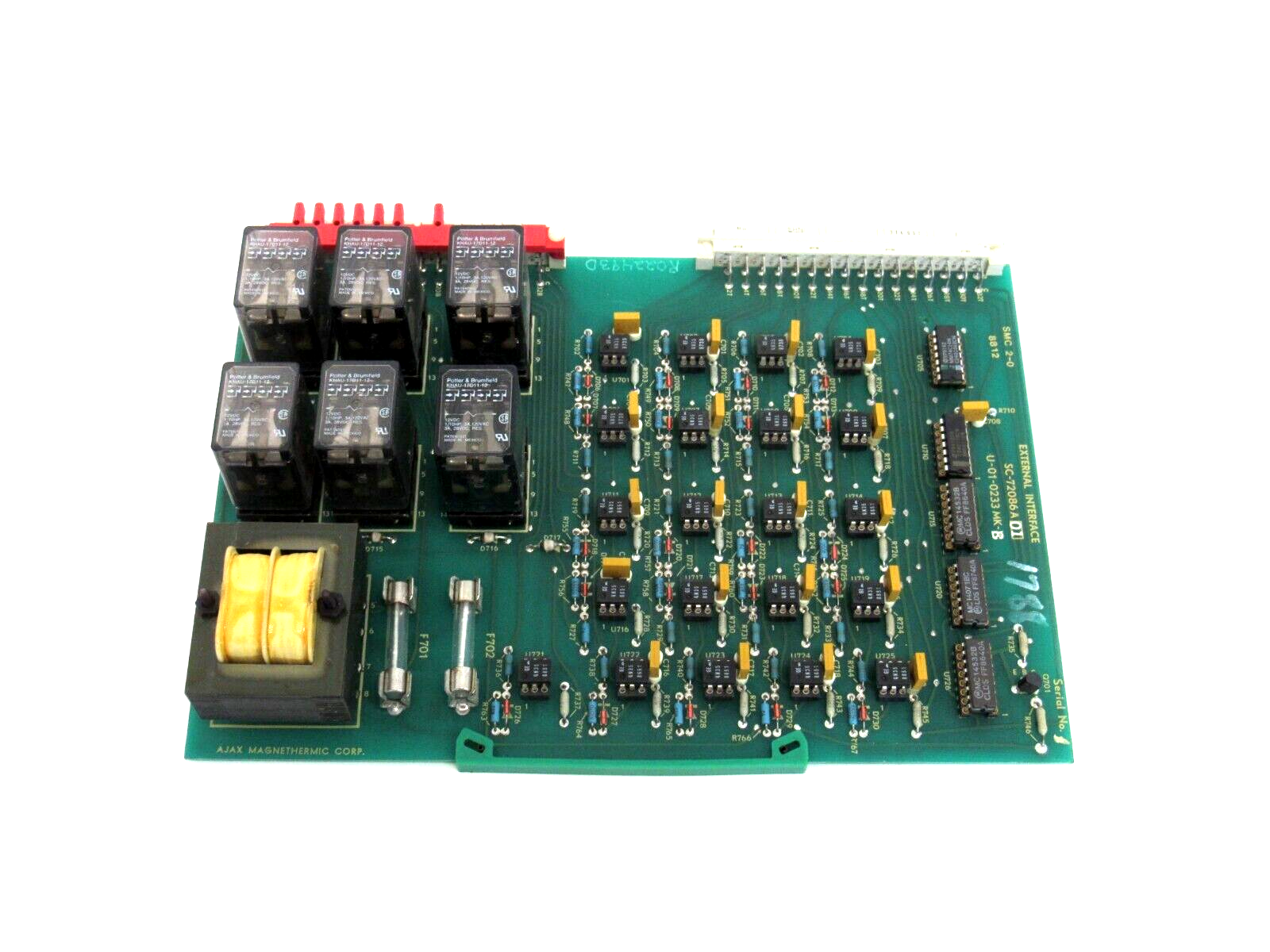 USED AJAX MAGNETHERMIC SC-72086A01 EXTERNAL INTERFACE SC72086A01 - SB ...