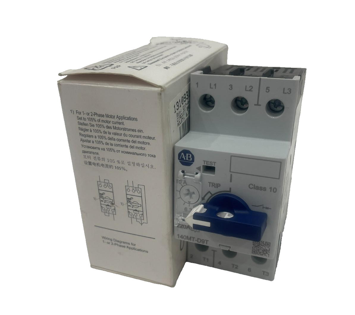 ALLEN BRADLEY 140MT-D9T-C10 CIRCUIT BREAKER SER. A 140MTD9T C10 NEW ...