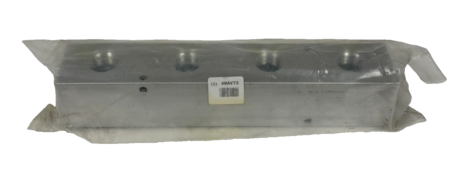 LOT OF 3 NEW PNEUMADYNE INC 49AV72 INLINE MANIFOLDS ALUMINUM - SB ...