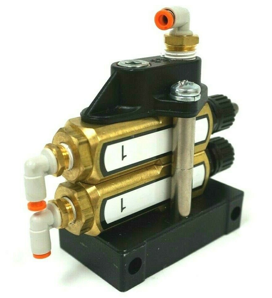 NEW ACCU-LUBE 472 TB-SO34 2 STACK BRASS PUMP ASSEMBLY TBSO34 - SB ...