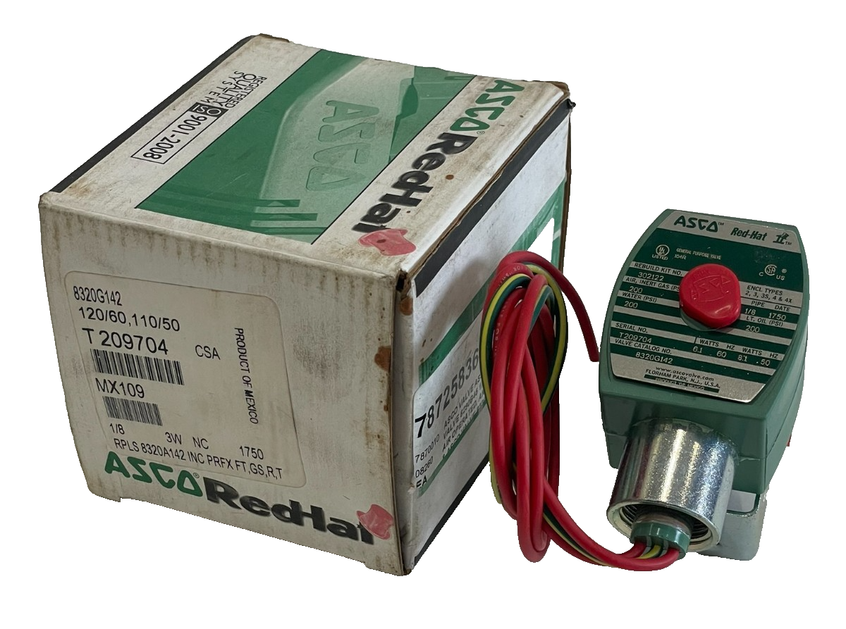 NEW ASCO 8320G142 SOLENOID VALVE 120/60 110/50 - SB Industrial Supply, Inc.