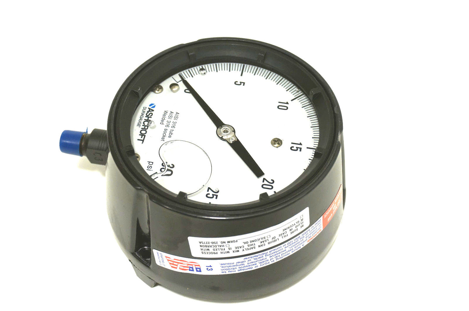 NEW ASHCROFT 45-1279-SSL-02L-30 DURAGAUGE 451279SSL02L30 - SB ...