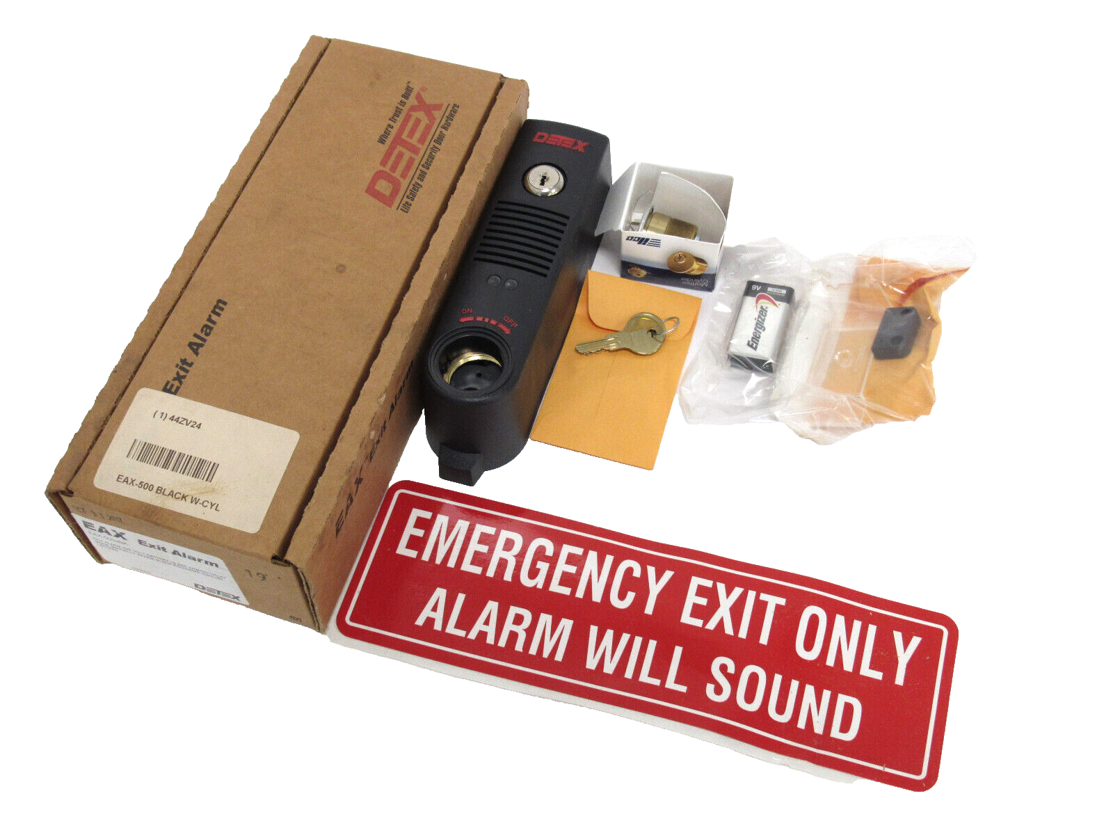 NEW DETEX 44ZV24 EXIT DOOR ALARM EAX-500 - SB Industrial Supply, Inc.