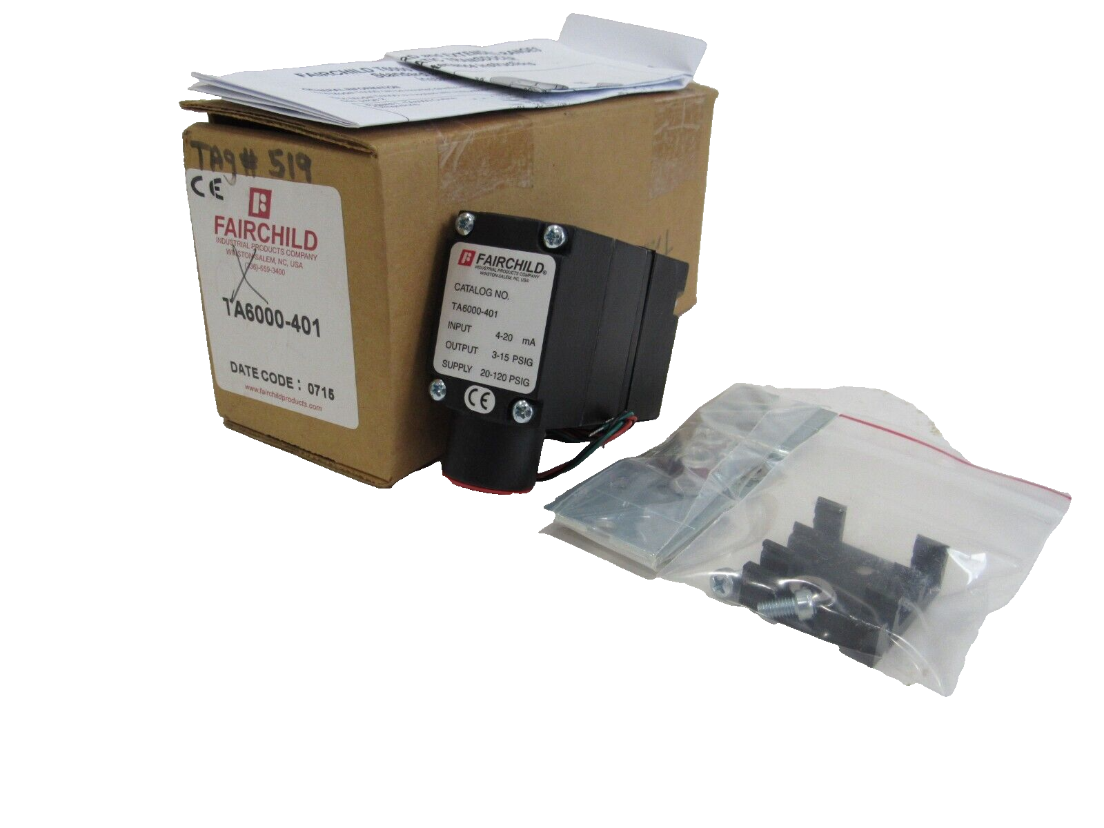 NEW FAIRCHILD TA6000-401 TRANSDUCER TA6000401 - SB Industrial Supply, Inc.