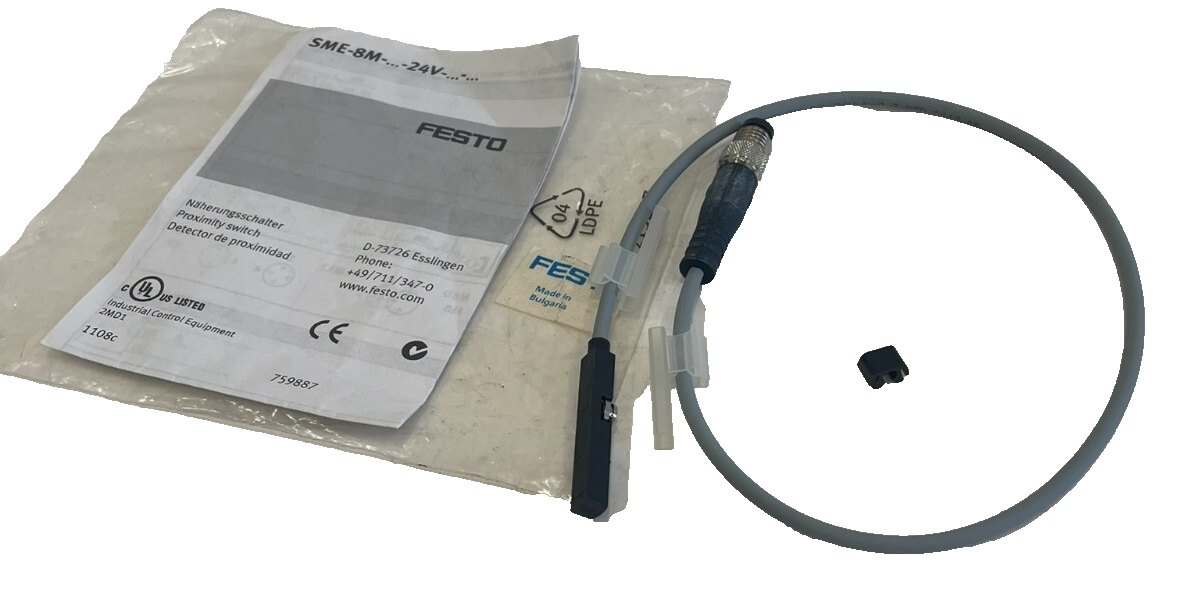 NEW FESTO SME-8M-DS-24V-K-0,3-M8D PROXIMITY SENSOR SME8MDS24VK03M8D ...