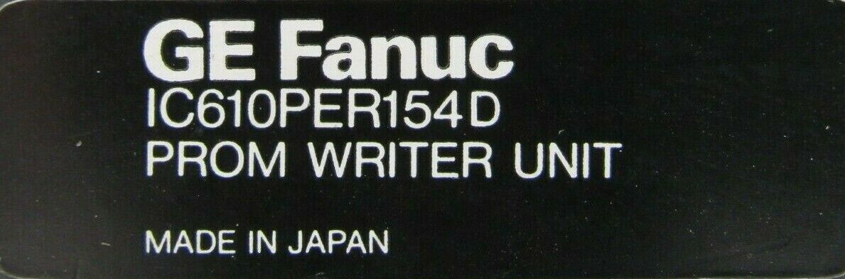 NEW GE FANUC IC610PER154D PROM WRITER UNIT - SB Industrial Supply, Inc.
