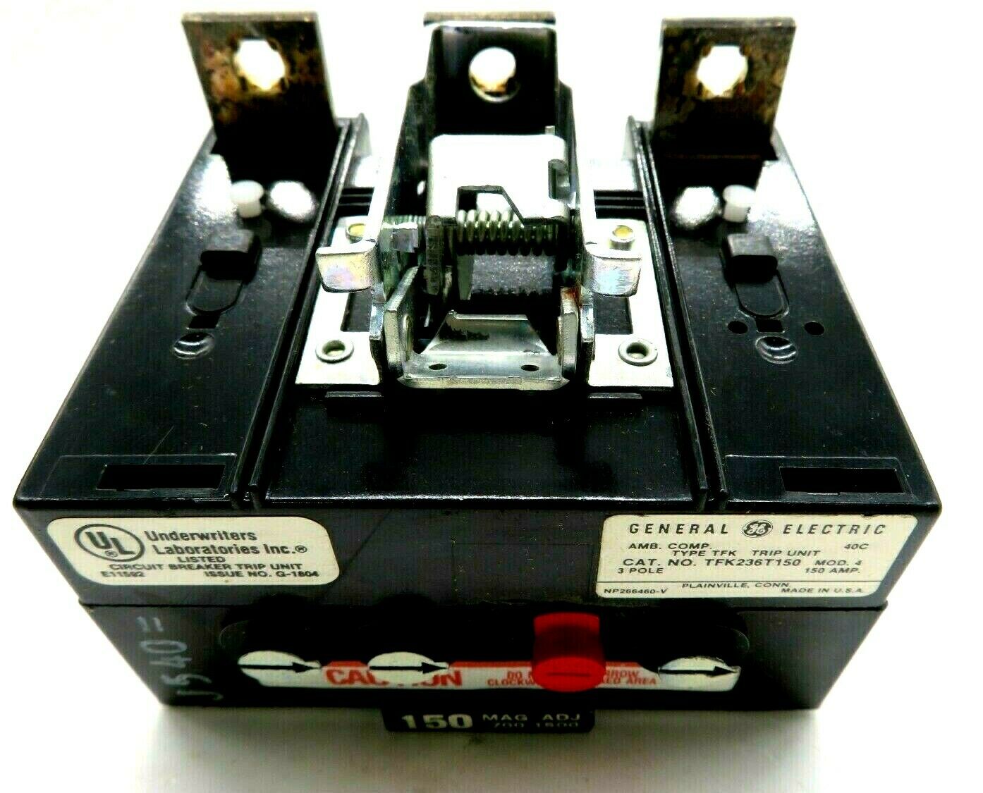 NEW GENERAL ELECTRIC TFK236T150 TRIP UNIT 150AMPS 3 POLES MODEL 4 - SB ...