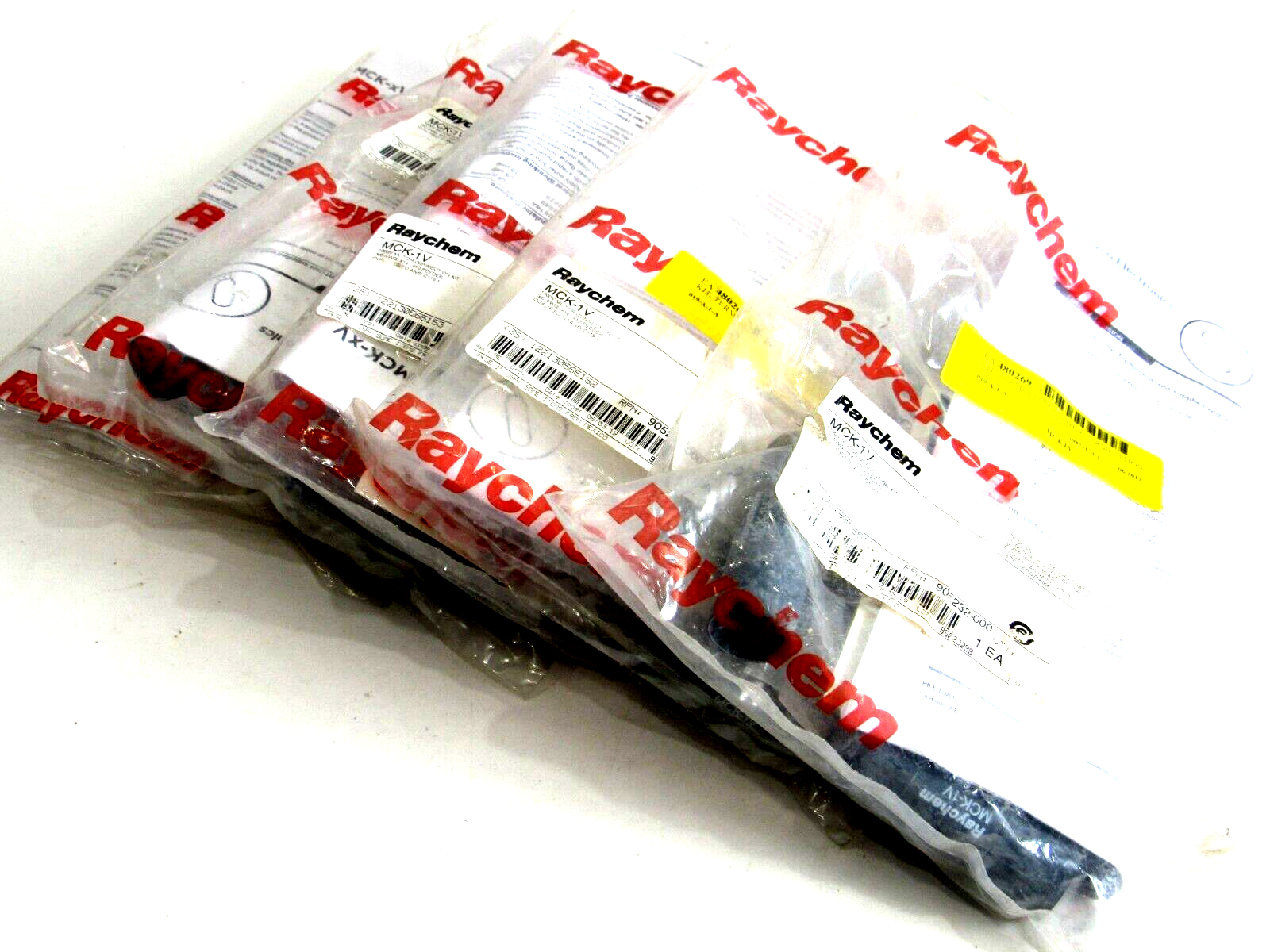 NEW LOT OF 5 RAYCHEM MCK-1V 100V MOTOR CONNECTION KIT MCK1V - SB ...