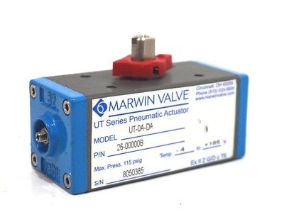 NEW MARWIN VALVE 26-00000B PNEUMATIC ACTUATOR UT-0A-DA 2600000B - SB ...