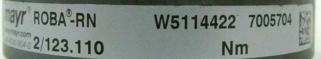 NEW MAYR ROBA-RN SAFETY CLUTCH ROBA-RN-2/123.110 - SB Industrial Supply ...