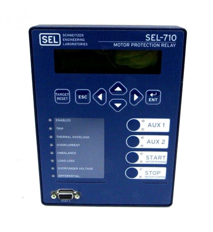 NEW SCHWEITZER SEL-710 MOTOR PROTECTION RELAY 071001A0X9X72850000 ...