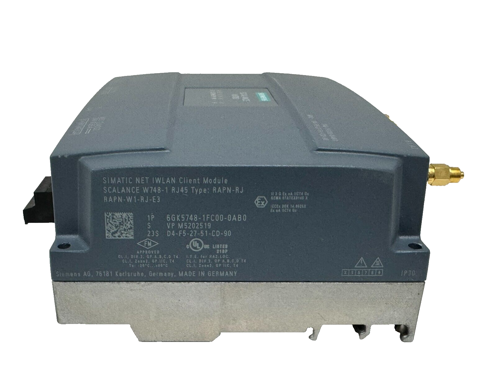 NEW SIEMENS 6GK5748-1FC00-0AB0 SIMATIC NET IWLAN SCALANCE MODULE W748-1 ...