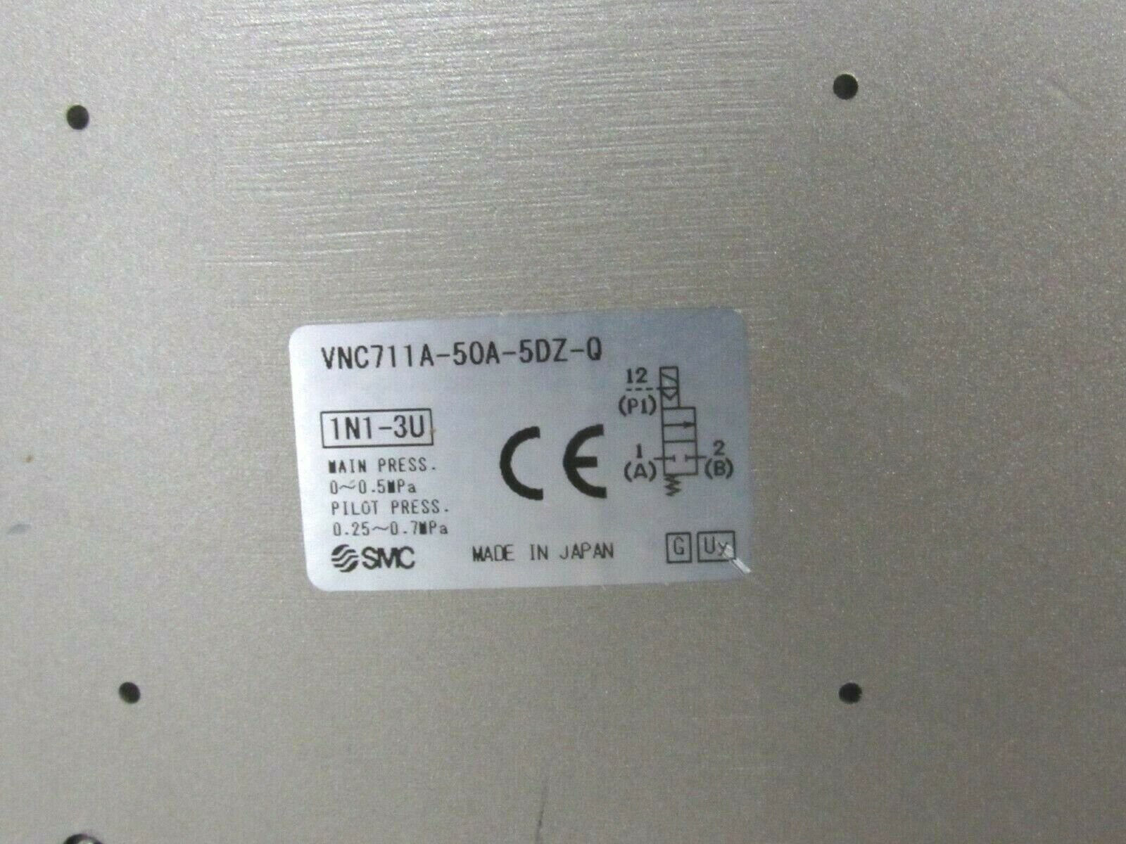 NEW SMC VNC711A-50A-5DZ-Q EXTERNALLY PILOTED VALVE VNC711A50A5DZQ - SB ...