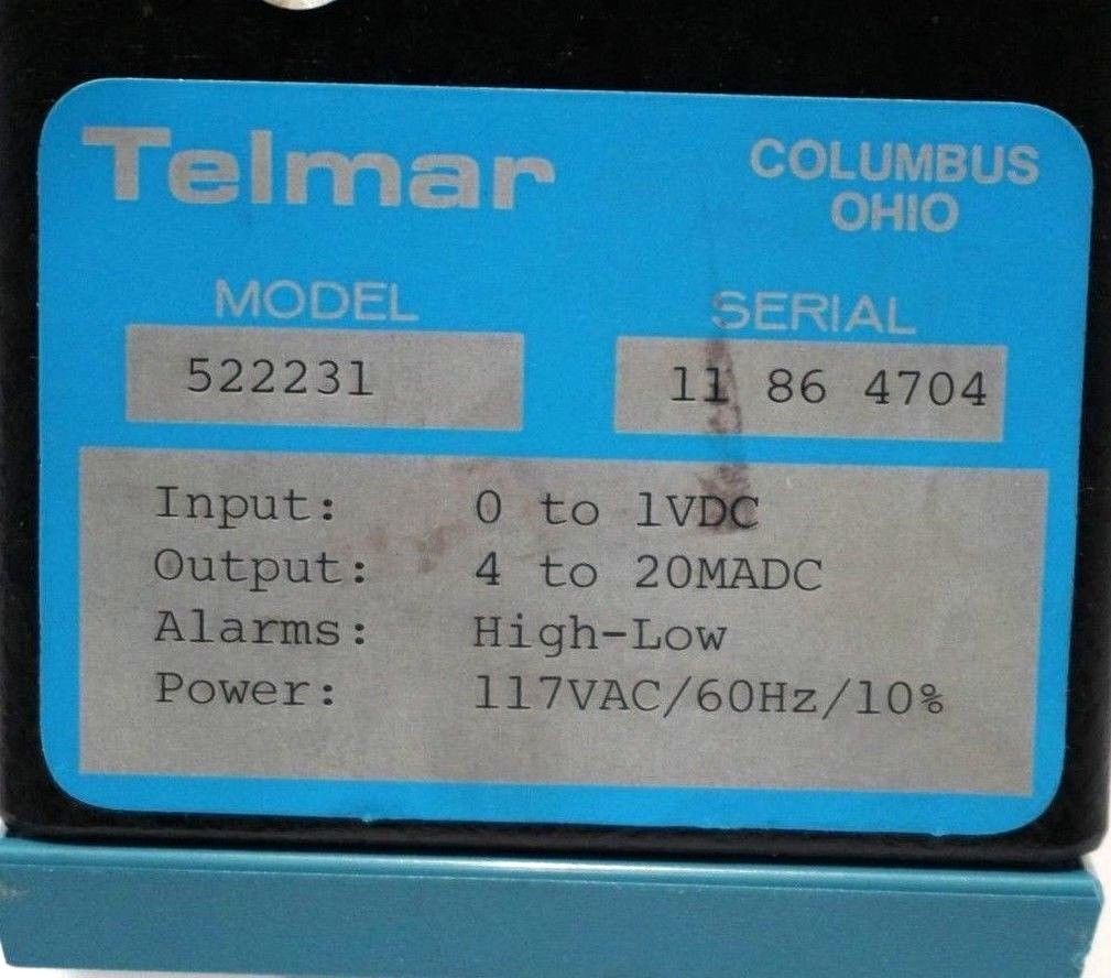 NEW TELMAR 522231 SIGNAL ALARM - SB Industrial Supply, Inc.