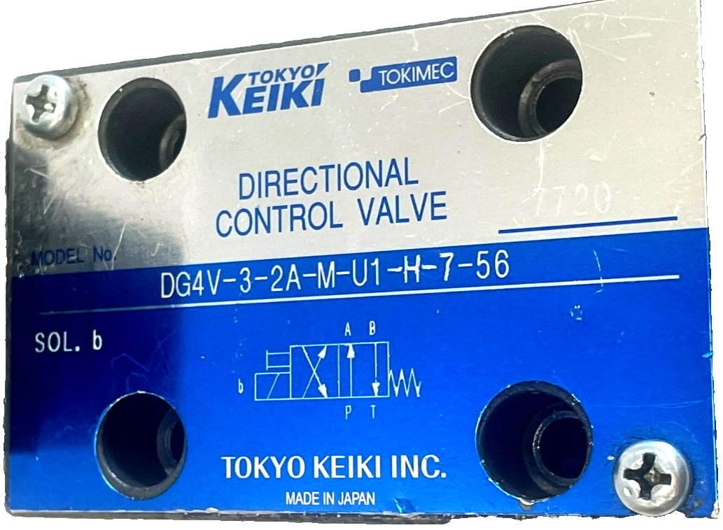 NEW TOKYO KEIKI DG4V-3-2A-M-U1-H-7-56 DIRECTIONAL VALVE DG4V32AMU1H756 ...