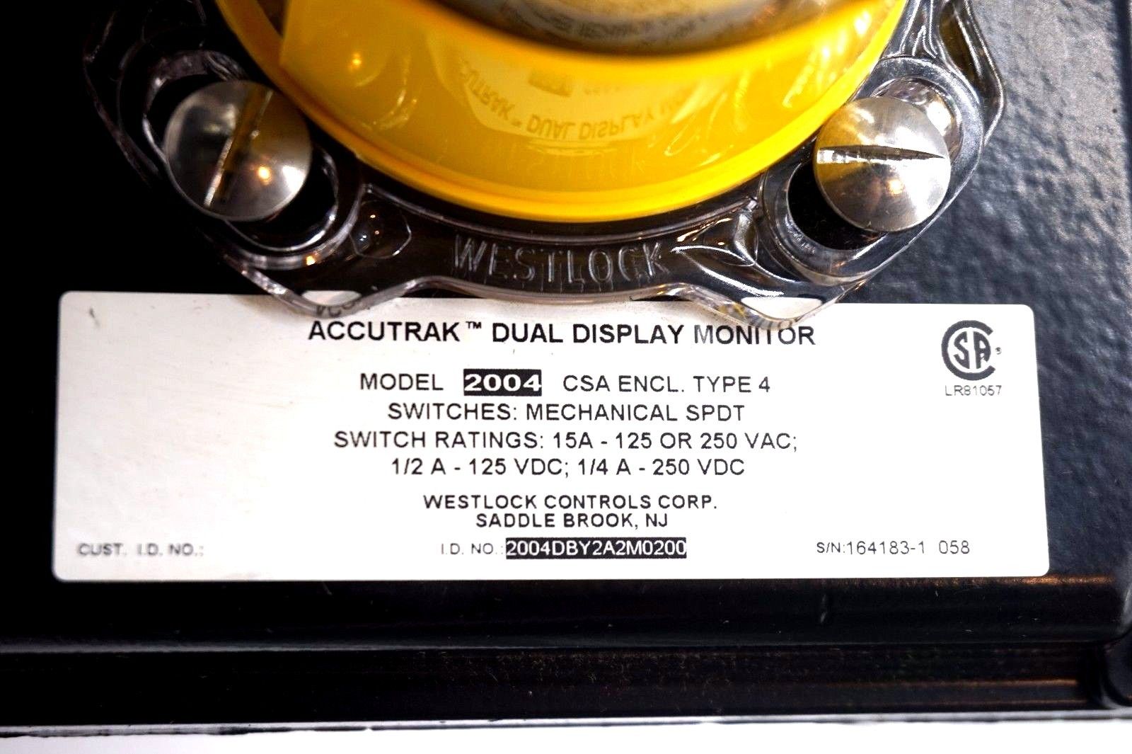 NEW TYCO WESTLOCK 2004DBY2A2M0200 PNEUMATIC VALVE POSITION INDICATOR ...