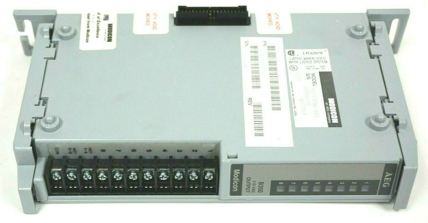 REFURBISHED MODICON AS-B350-001 OUTPUT MODULE ASB350001 - SB Industrial ...