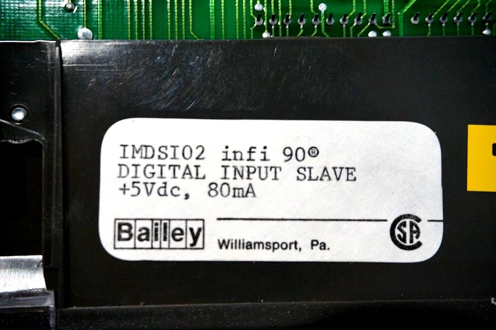 USED BAILEY CONTROLS IMDSI-02 INPUT MODULE IMDSI02 - SB Industrial Supply, Inc.