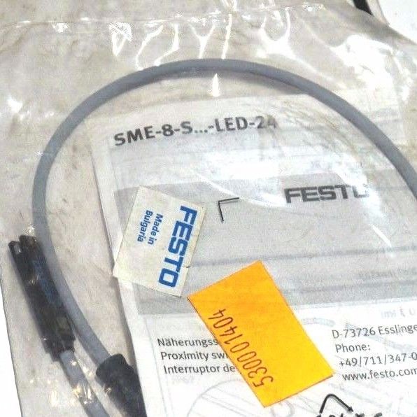 5 NEW FESTO SME-8-S PROXIMITY SENSOR CABLES SME8S - SB Industrial ...
