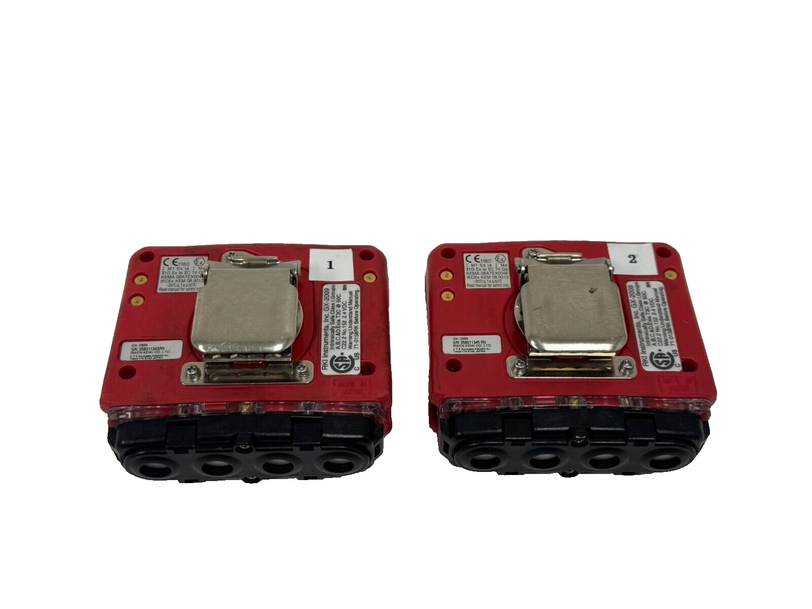 LOT OF 2 USED RKI GX-2009 MULTI GAS DETECTORS GX2009 - SB Industrial ...