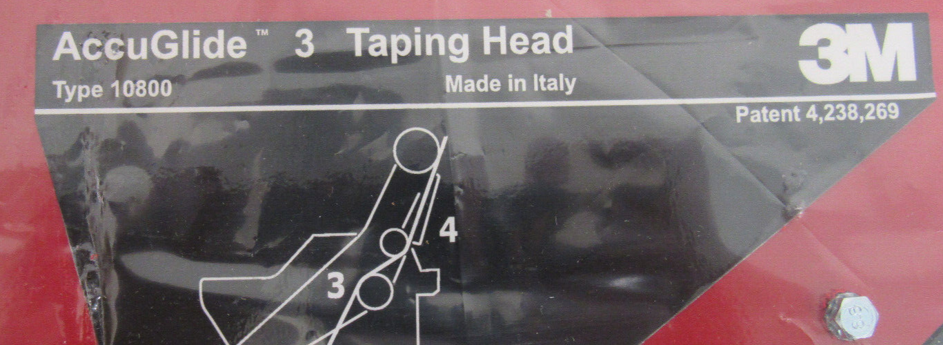 NEW 3M 32048 ACCUGLIDE 3" TAPING HEAD 10800 - SB Industrial Supply, Inc.