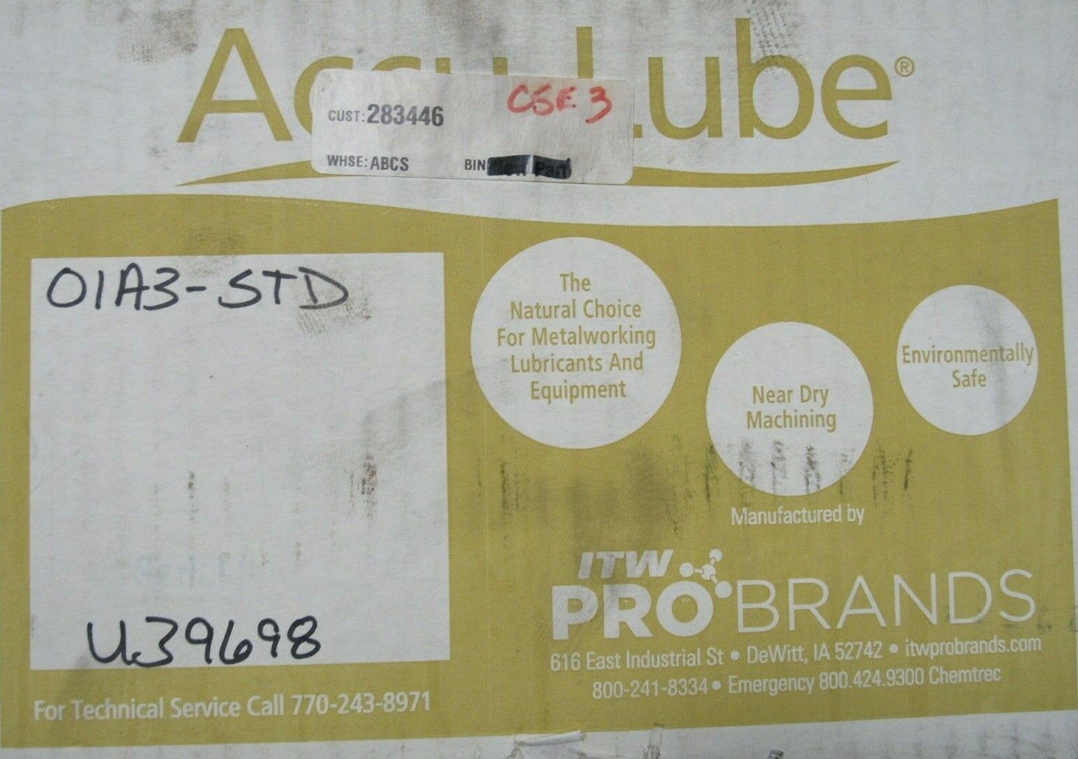 NEW ACCU-LUBE 01A3-STD APPLICATOR 01A3STD - SB Industrial Supply, Inc.