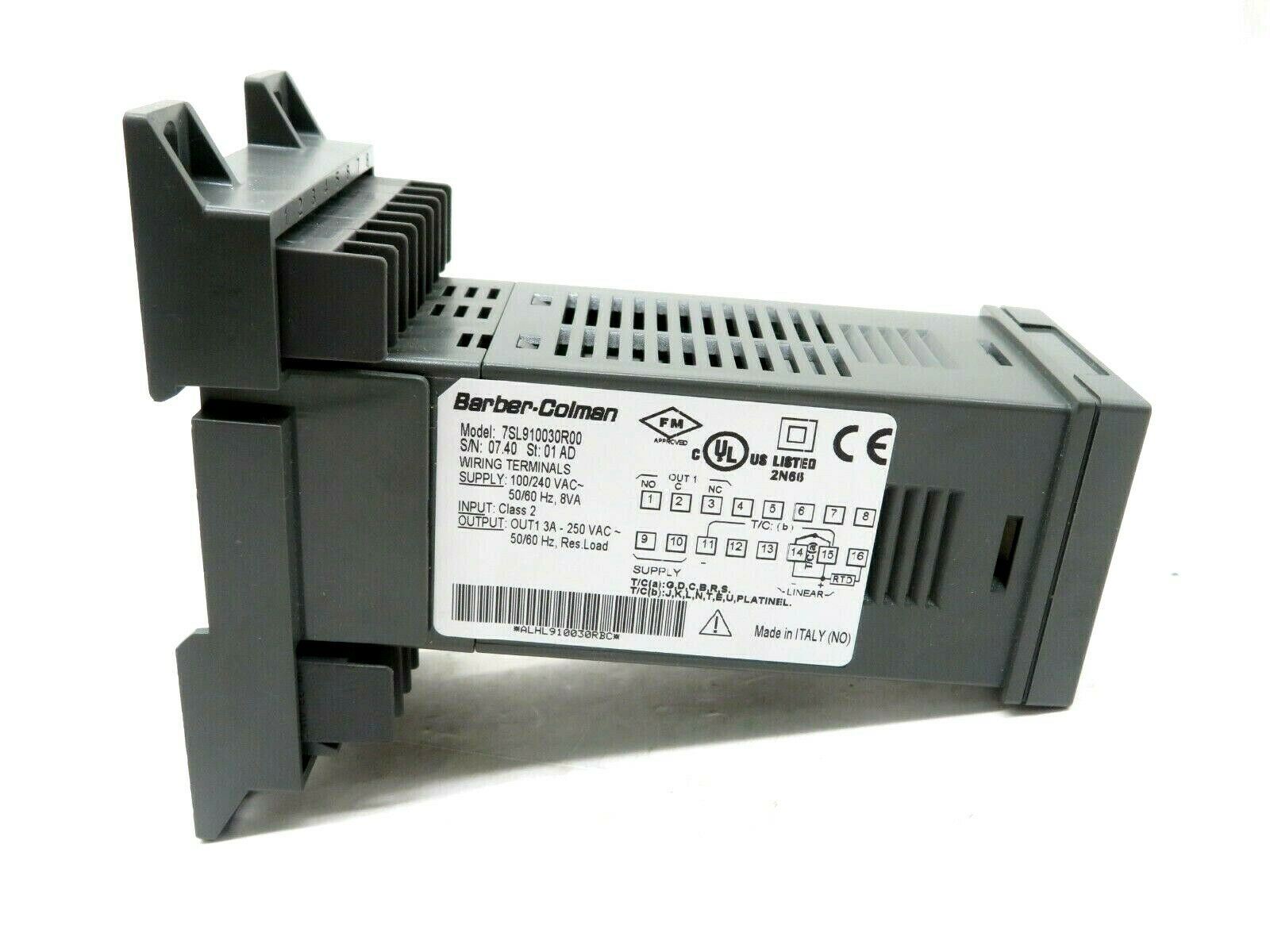 NEW BARBER COLMAN 7SL910030R00 LIMIT ALARM CONTROLLER - SB Industrial ...