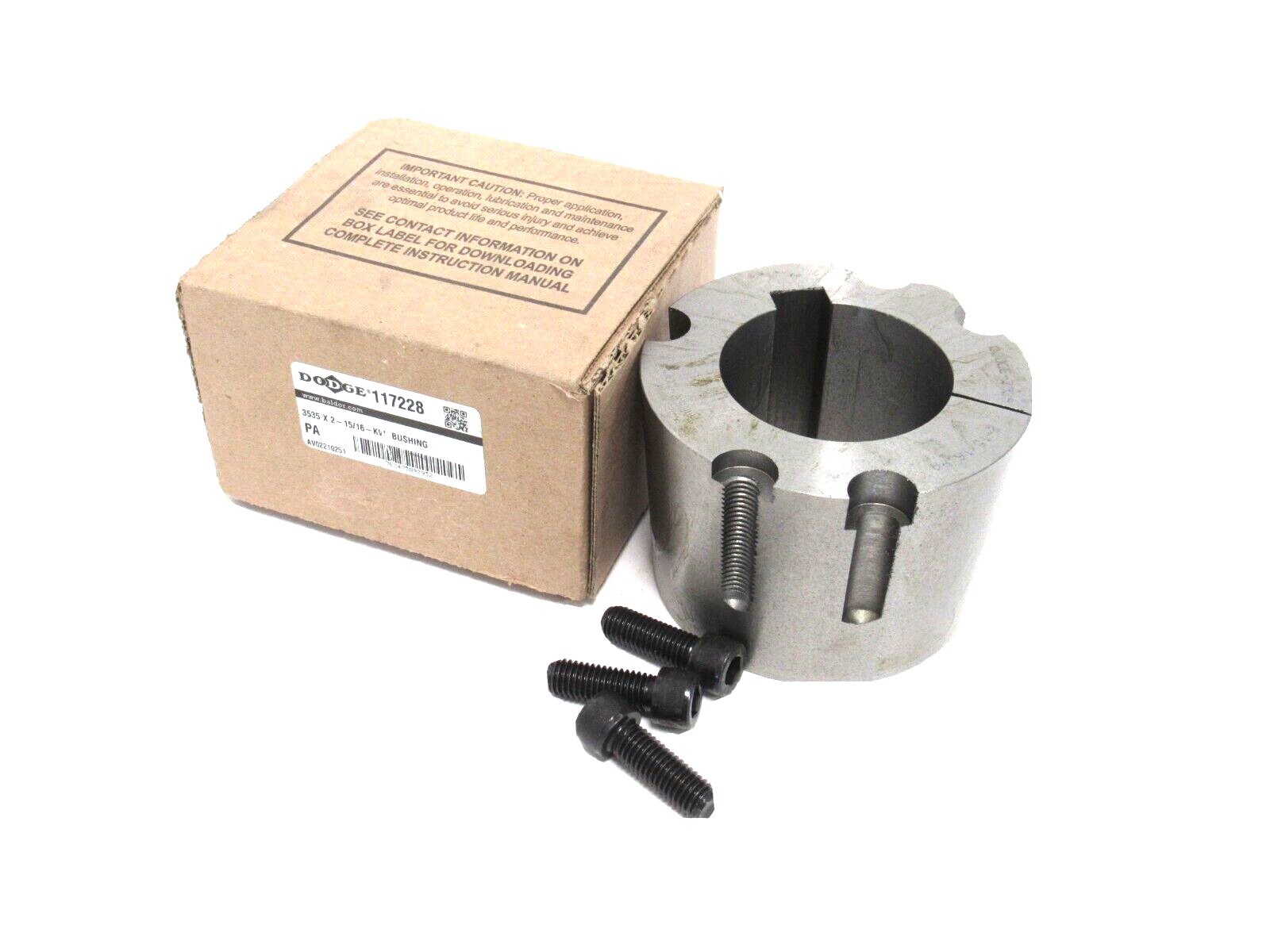 NEW DODGE 117228 TAPER LOCK BUSHING 3535 X 2-15/16-KW - SB Industrial ...
