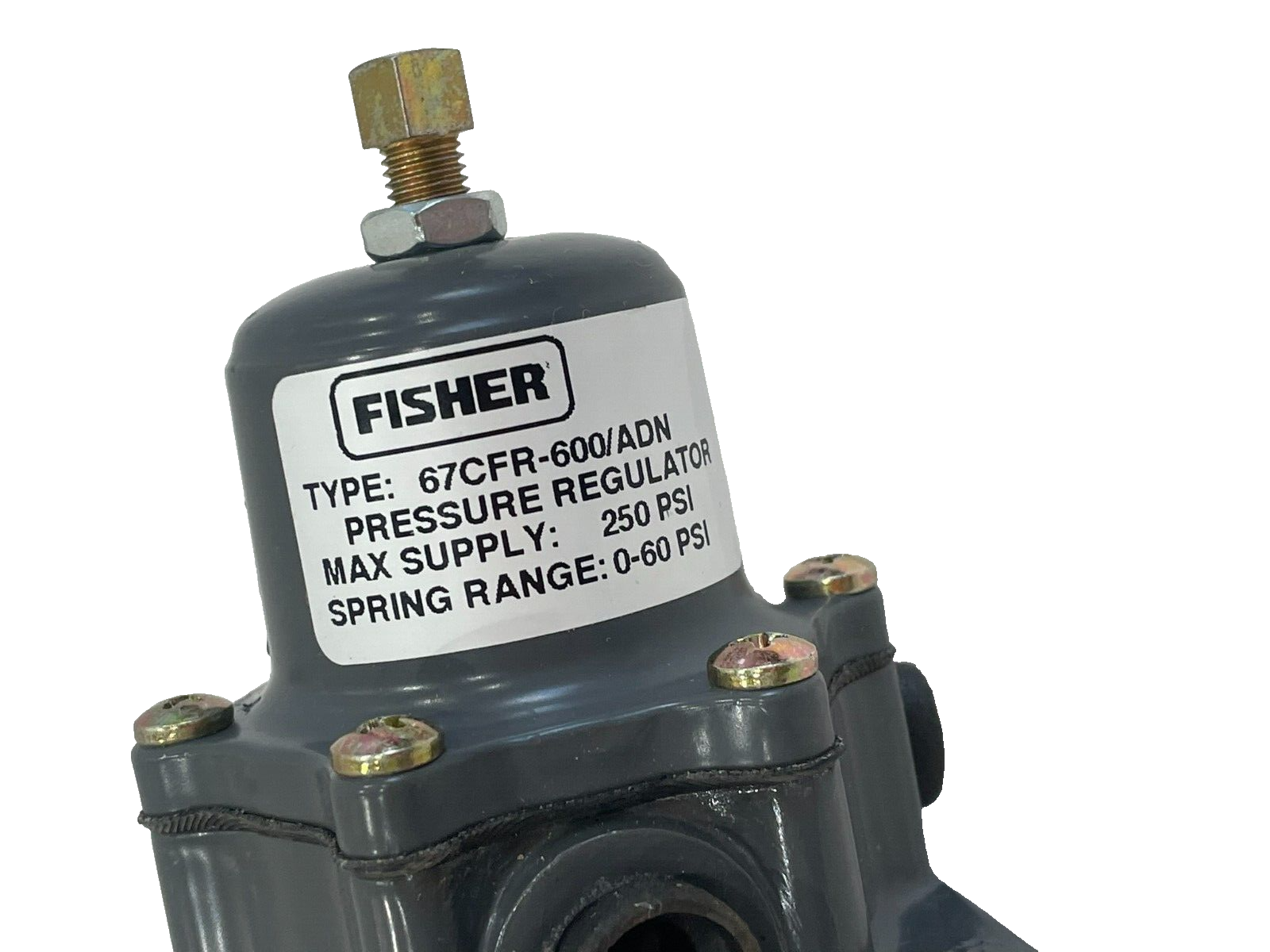 NEW FISHER 67CFR-600/ADN PRESSURE REGULATOR 250PSI 67CFR600ADN - SB ...