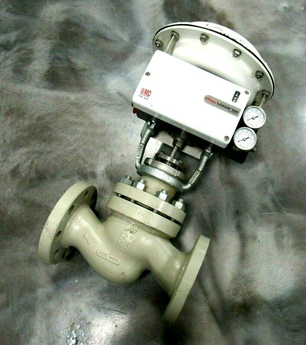 NEW FLOWSERVE 252A ACTUATED CONTROL VALVE 2" LOGIX 500MD 520MD-02-W1DEE ...