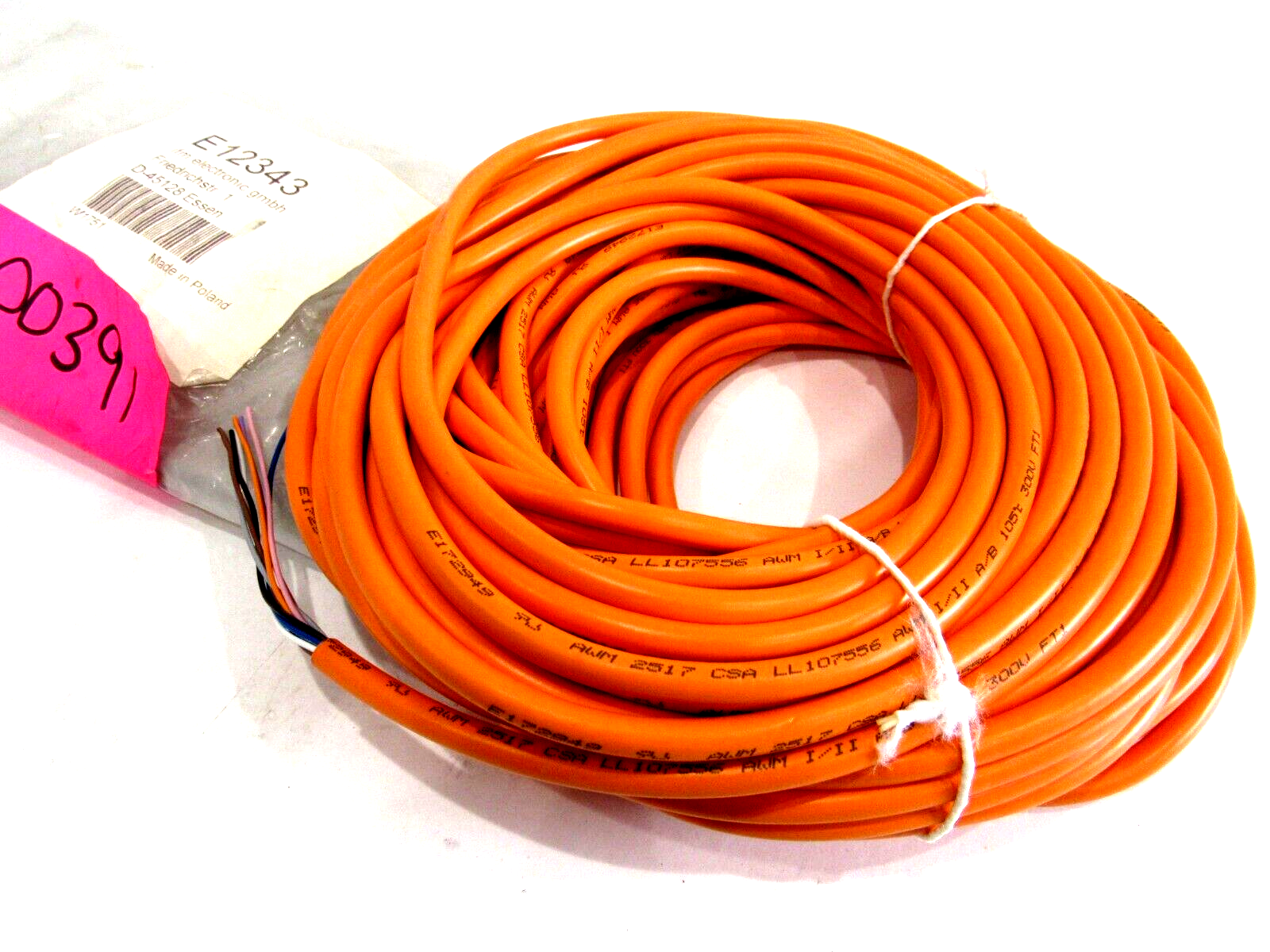 NEW IFM ELECTRONIC E172949 FEMALE CORDSET E12343 - SB Industrial Supply ...