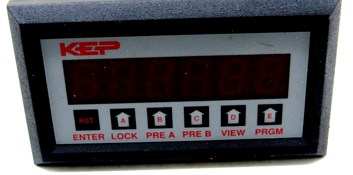 NEW K.E.P MRTA3 ELECTRONIC COUNTER REV. F 110VAC 6.5VA 50/60HZ - SB ...