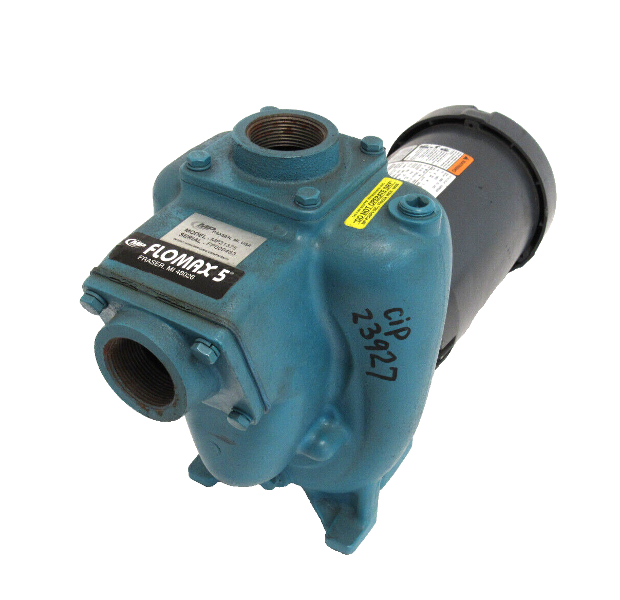 NEW MP PUMPS MP31375 FLOMAX 5 PUMP 1.5HP 208-230/460V U32P2DCR - SB ...