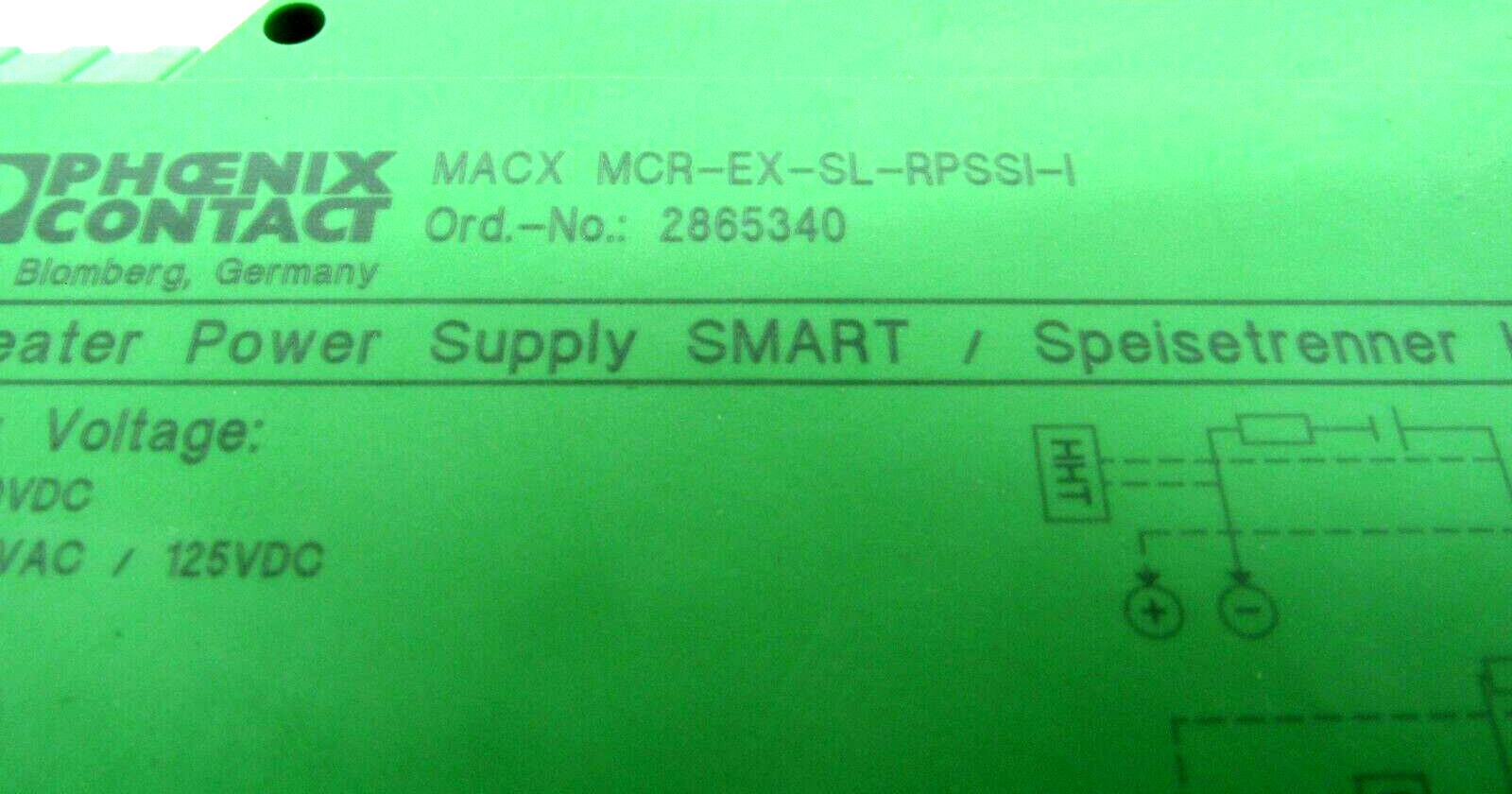 NEW PHOENIX CONTACT MACX MCR-EX-SL-RPSSI-I ISOLATING AMPLIFIER ...