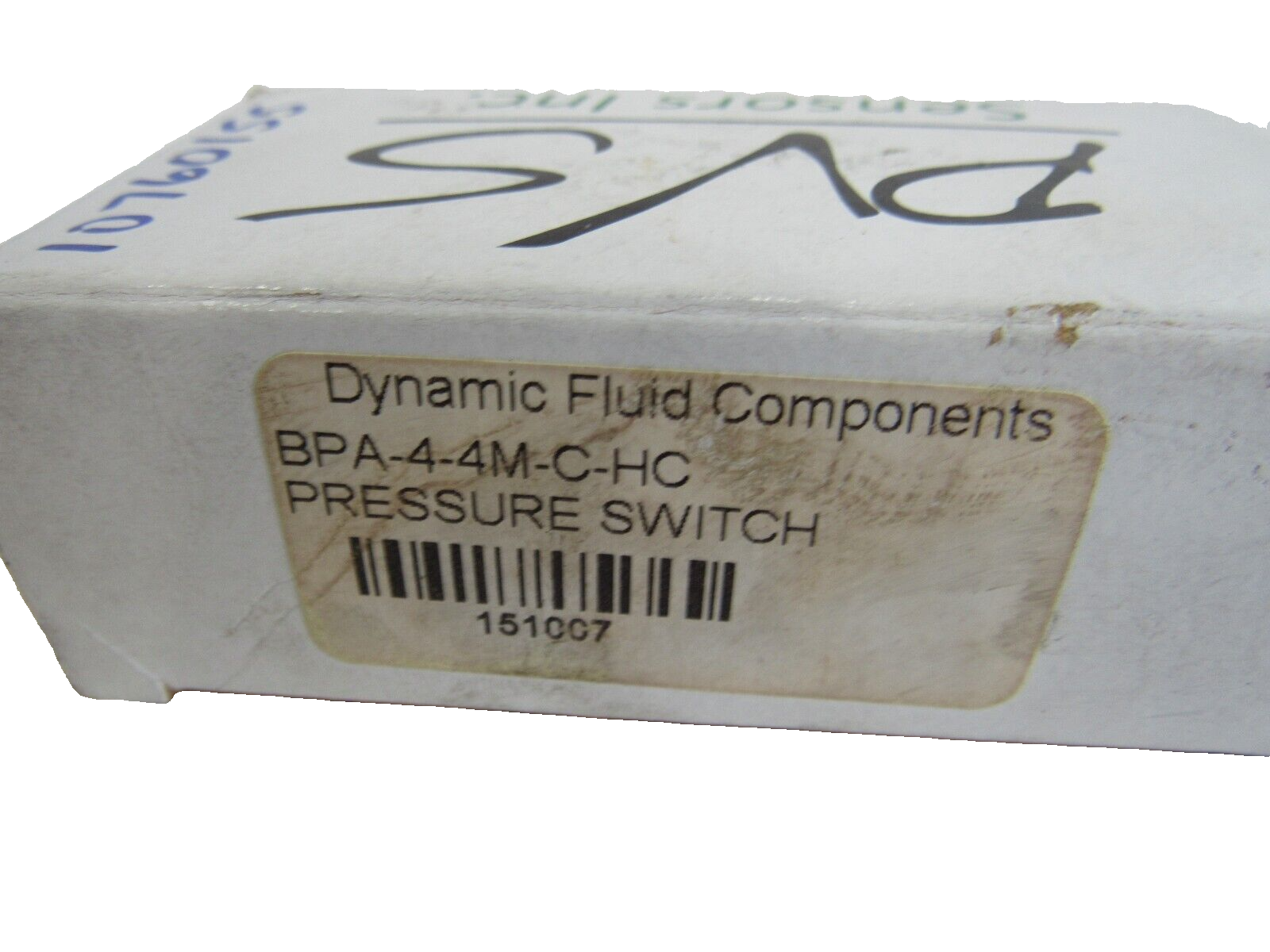 NEW PVS SENSORS BPA 4-4M-C-HC PRESSURE SWITCH BPA44MCHC - SB Industrial ...