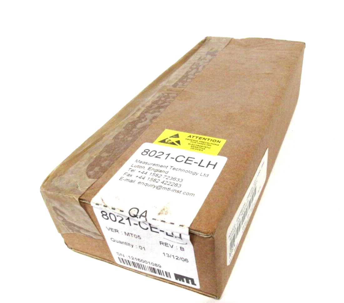 NEW SEALED MEASURMENT TECHNOLOGY 8021-CE-LH CARRIER EXTENSION MODULE ...