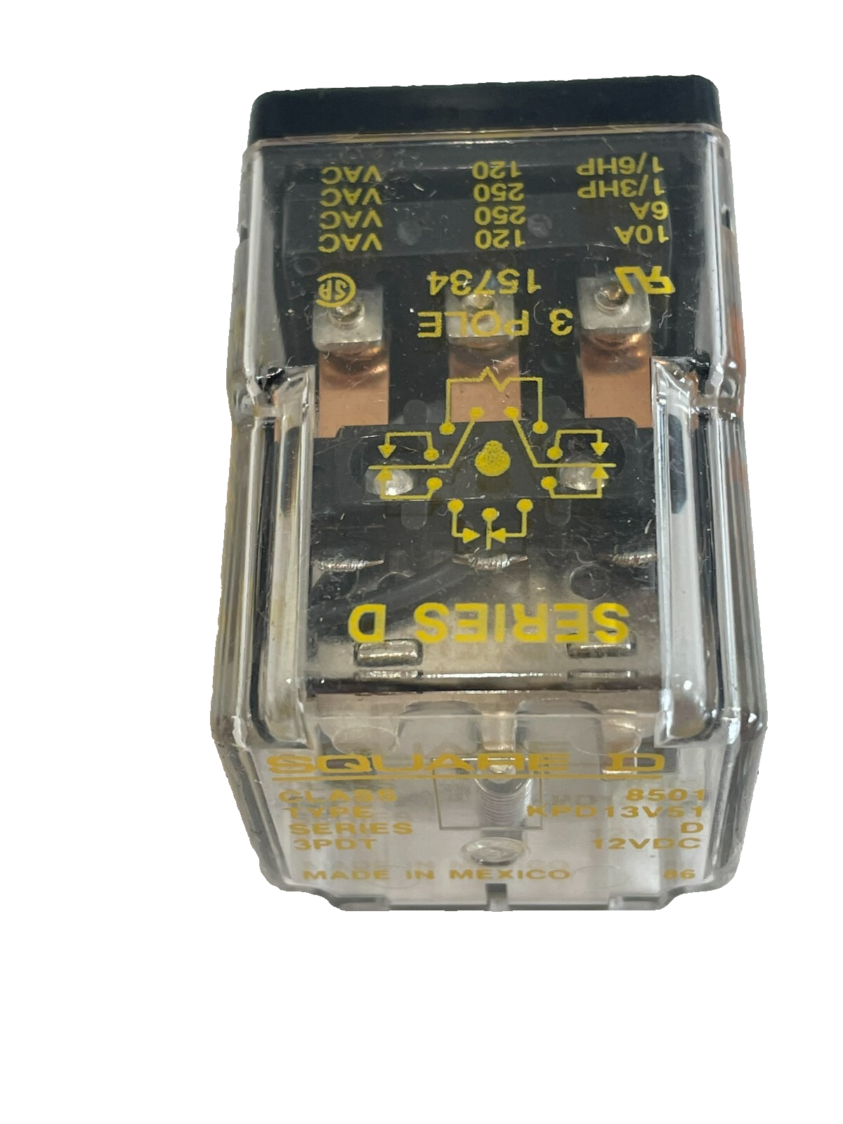 NEW SQUARE D 8501-KPD13-V51 GENERAL PURPOSE RELAY 8501KPD13V51 - SB ...