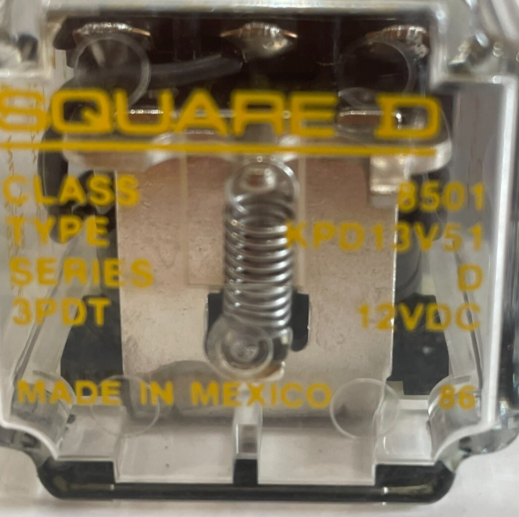 NEW SQUARE D 8501-KPD13-V51 GENERAL PURPOSE RELAY 8501KPD13V51 - SB ...